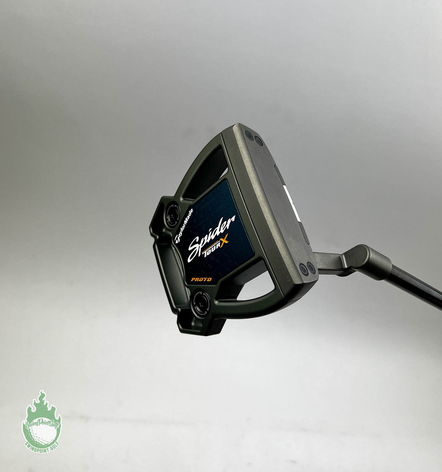 Used RH TaylorMade Spider Tour X Proto 35″ Putter Black Steel Golf Club ...