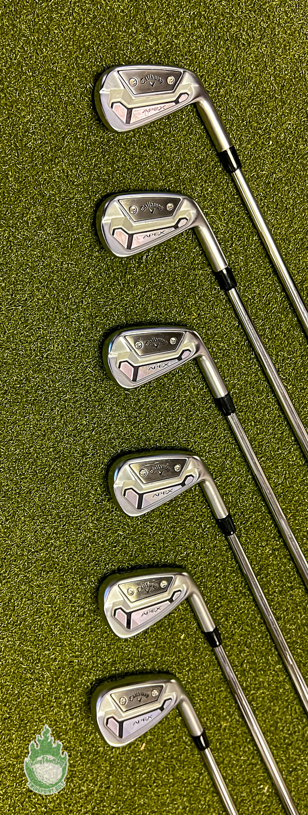 Used Tour Issue Callaway APEX TCB Forged '21 Irons 4-9 X-Stiff Steel ...