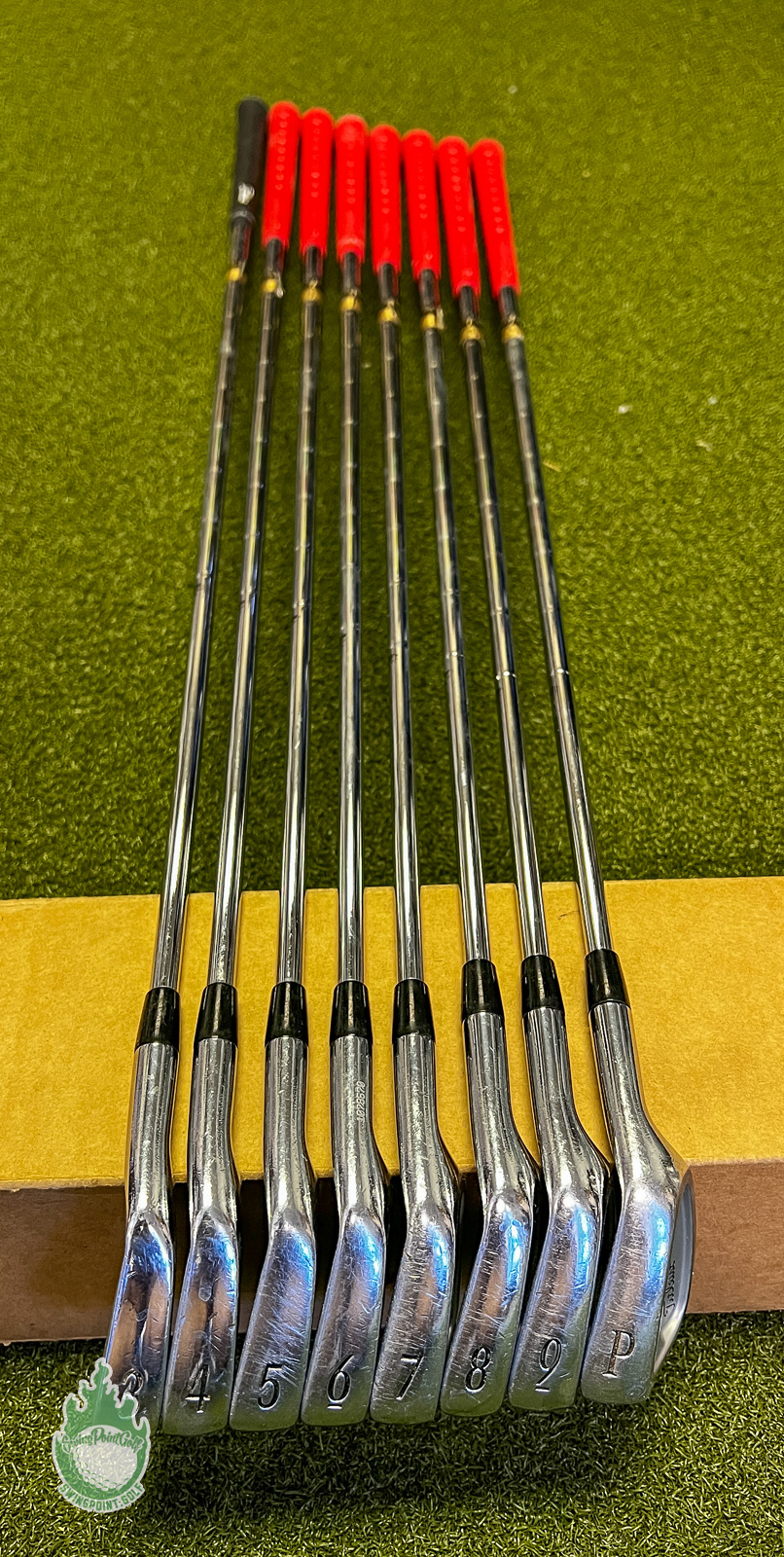 Used RH Titleist 695 CB Forged Irons 3-PW DG S300 Stiff Flex Steel Golf ...