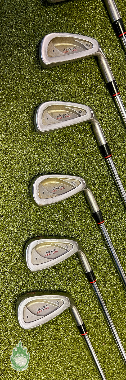 Used RH Ben Hogan H40 Iron Set 3-P Hogan Apex Regular Flex Steel Golf ...