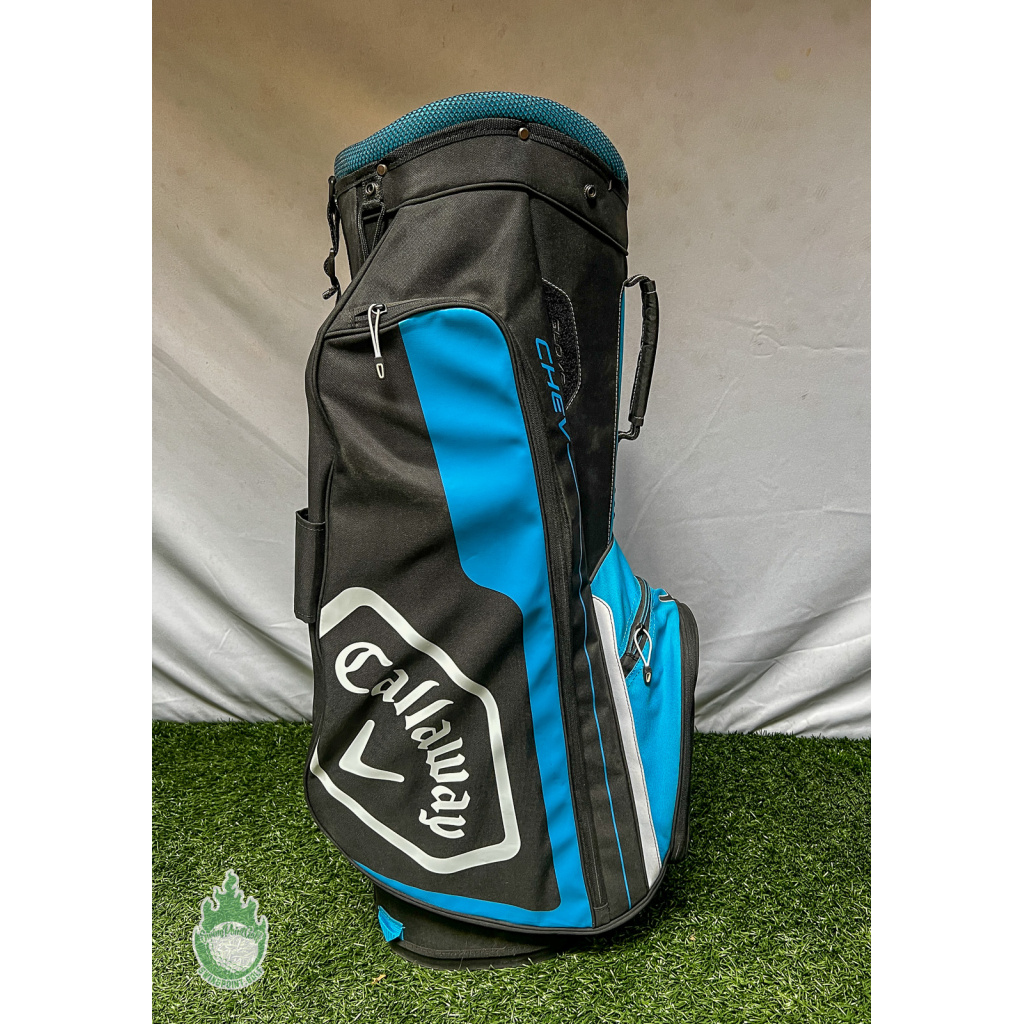 Used Callaway CHEV 14 Way Golf Cart Carry Bag Black/White/Blue Anthem ...