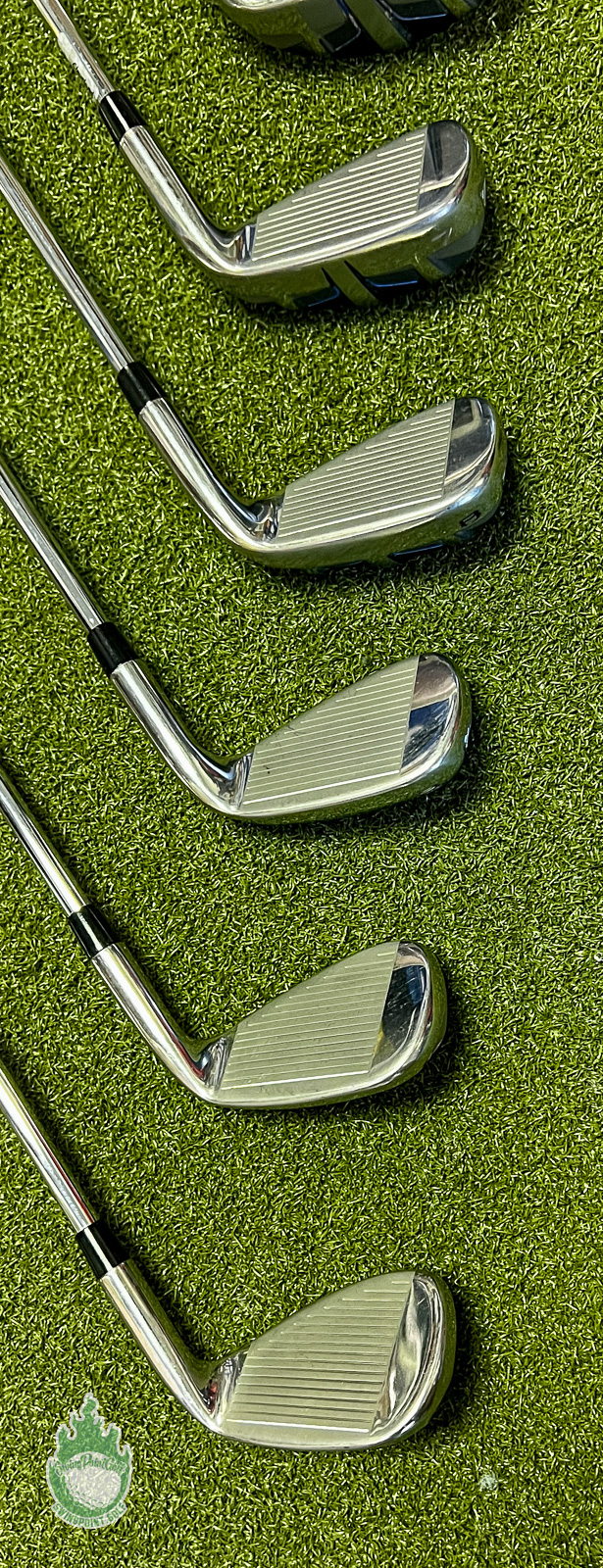 Used LH Cleveland Launcher XL Halo Irons 5-DW XP 90g Regular Steel Golf ...