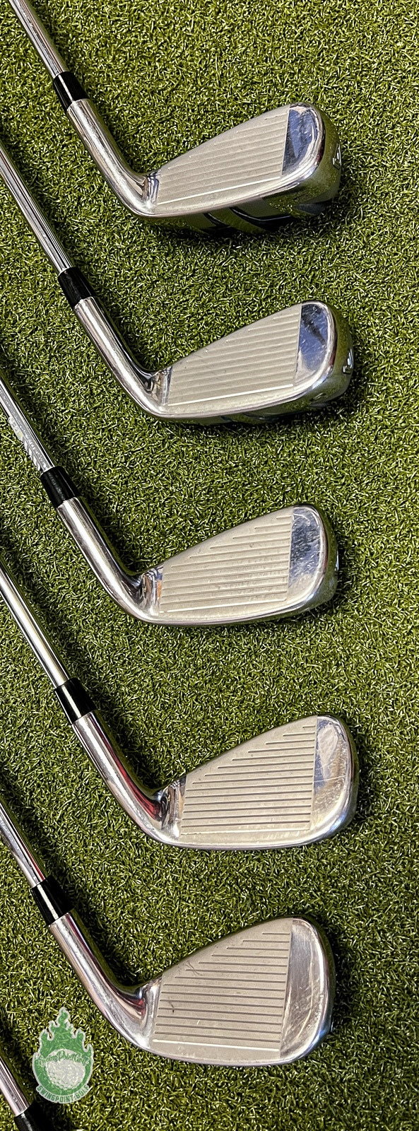 Used LH Cleveland Launcher XL Halo Irons 5-DW XP 90g Regular Steel Golf ...