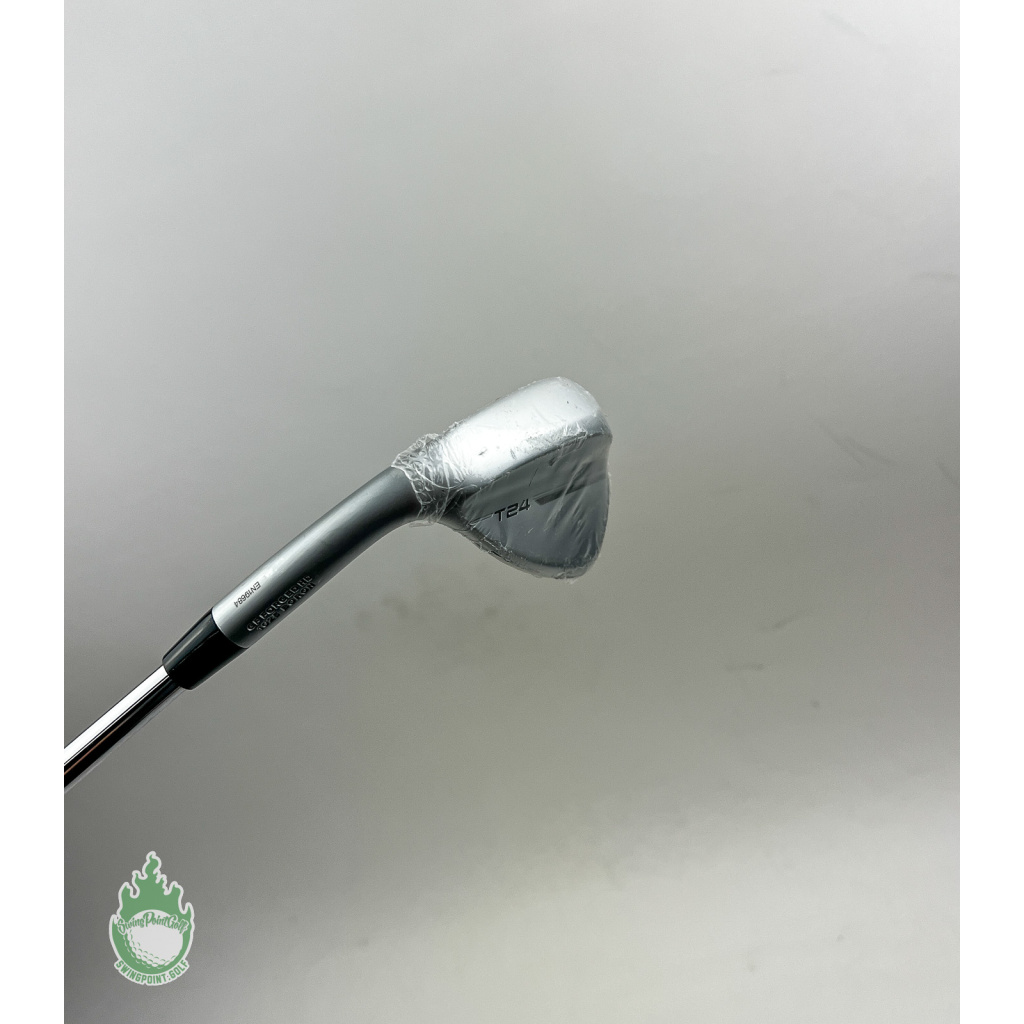 New LH Mizuno T24 White Satin S Grind Wedge 54*-10 S400 Stiff Steel ...