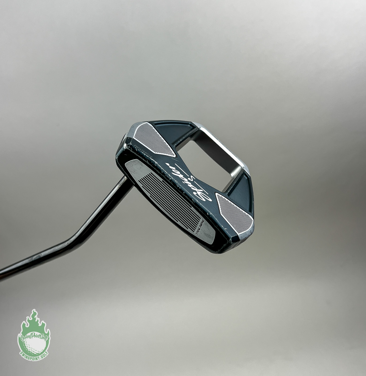 Used Right Handed TaylorMade Spider S Grey/Blue 35″ Putter Steel Golf ...