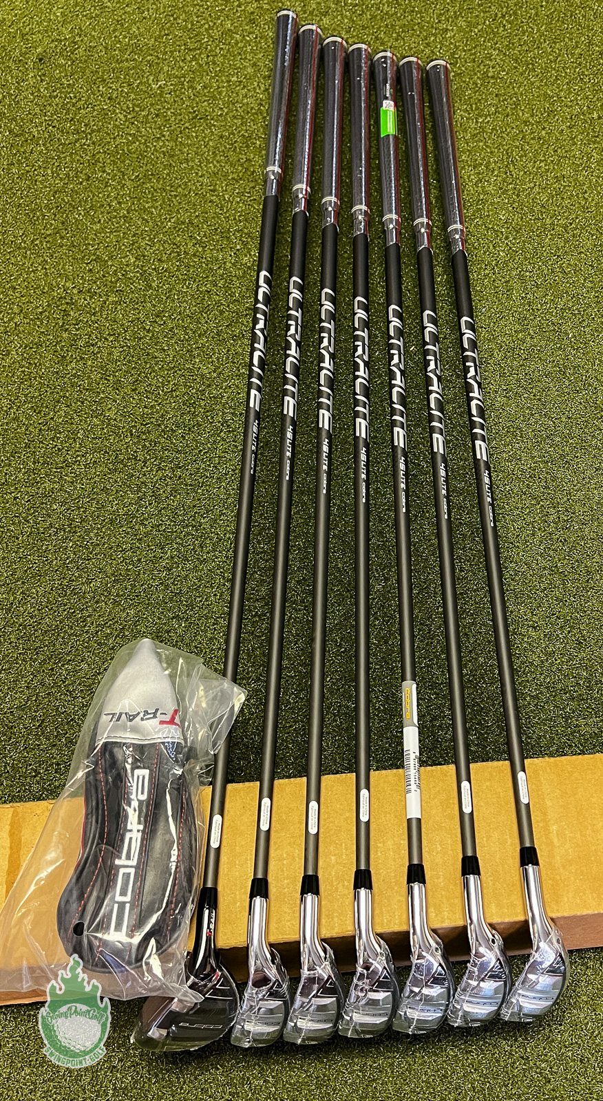 NEW RH Cobra T-Rail 3 Hybrid Irons 5-PW 45g Regular Flex Graphite Golf ...