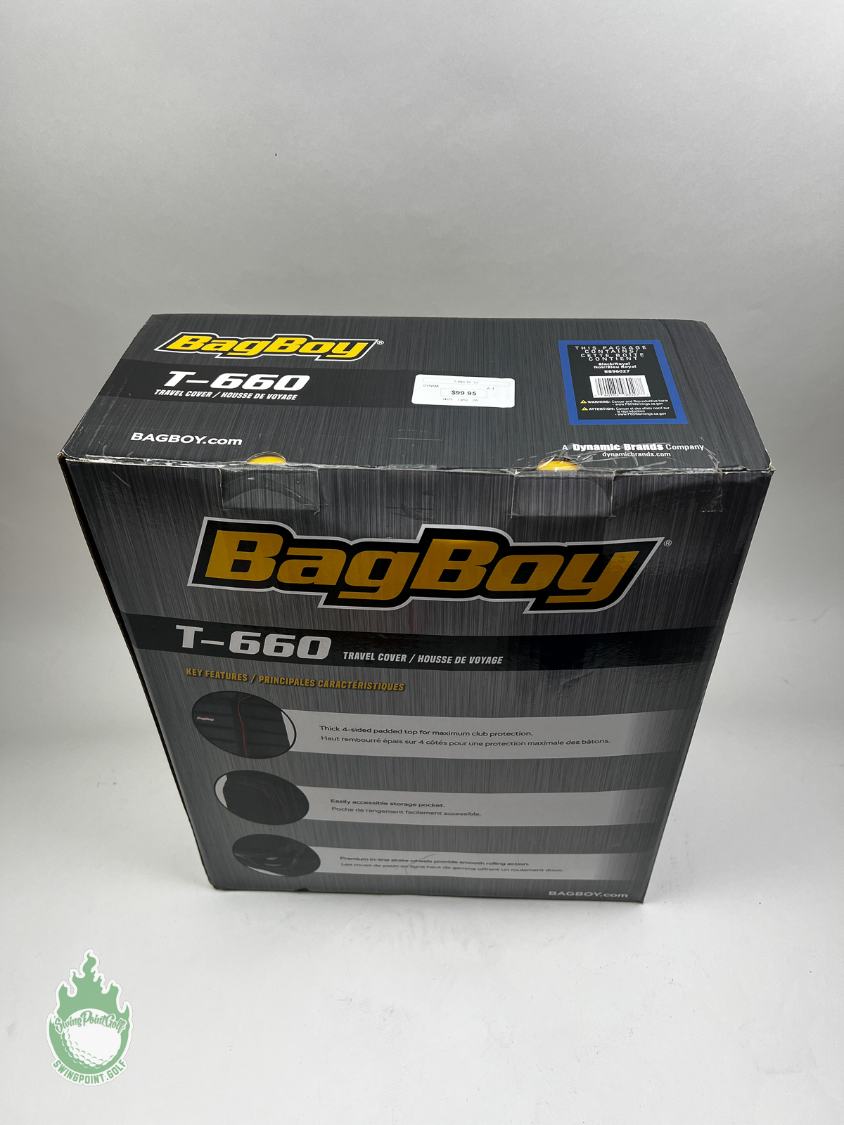 NEW Bag Boy Black/Red Golf Bag Soft Travel Case Deluxe in-line Skate ...