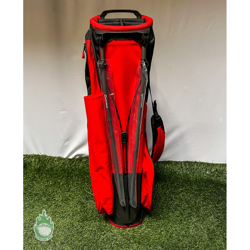 New with Tags Taylormade Flex Tech Stand Carry Stand 5-way Golf Bag Black/Red · SwingPoint Golf®
