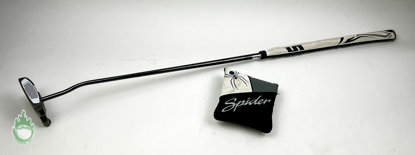 Used RH TaylorMade Spider Tour X T7 37.5" Putter Black Steel Golf Club ...