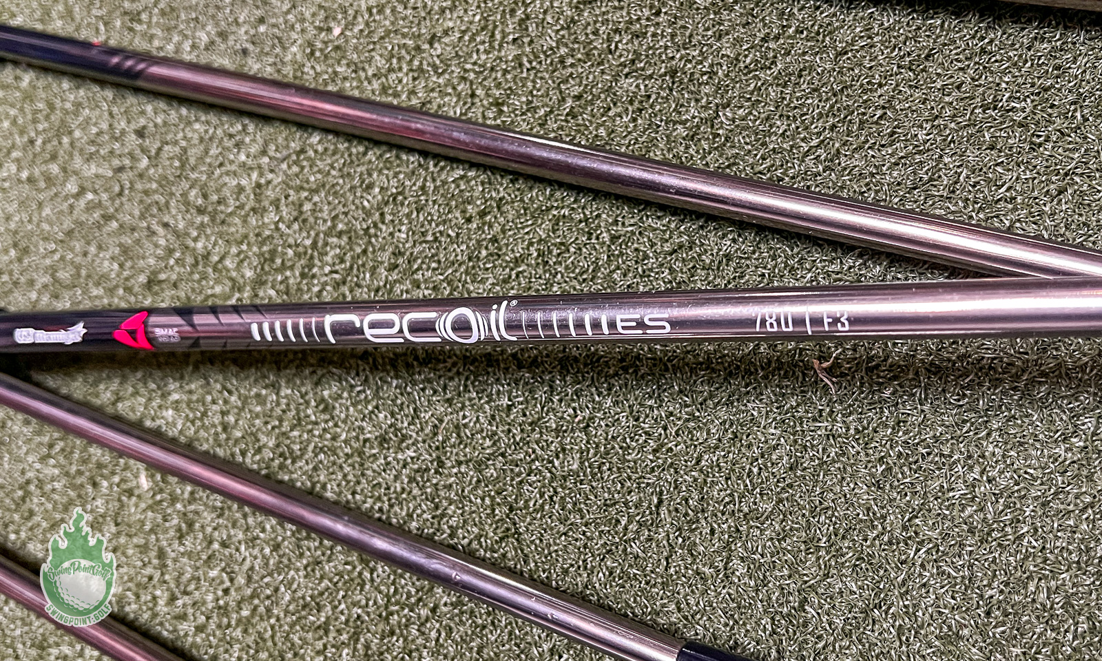 Used RH Ping Red Dot G410 Irons 5-PW recoil ES 780 F3 Regular Graphite ...