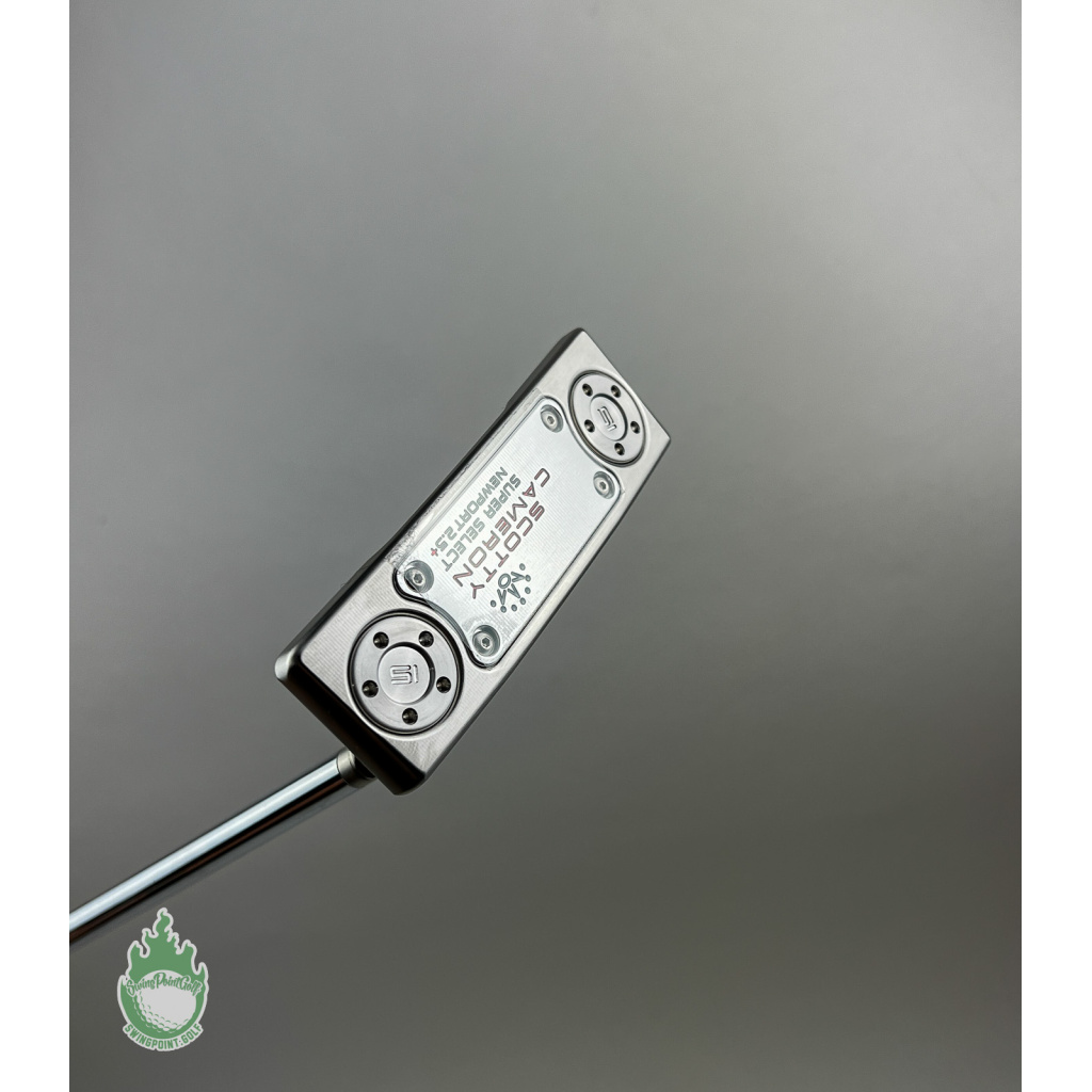 New RH Scotty Cameron Super Select Newport 2.5+ 34" Putter Steel Golf ...