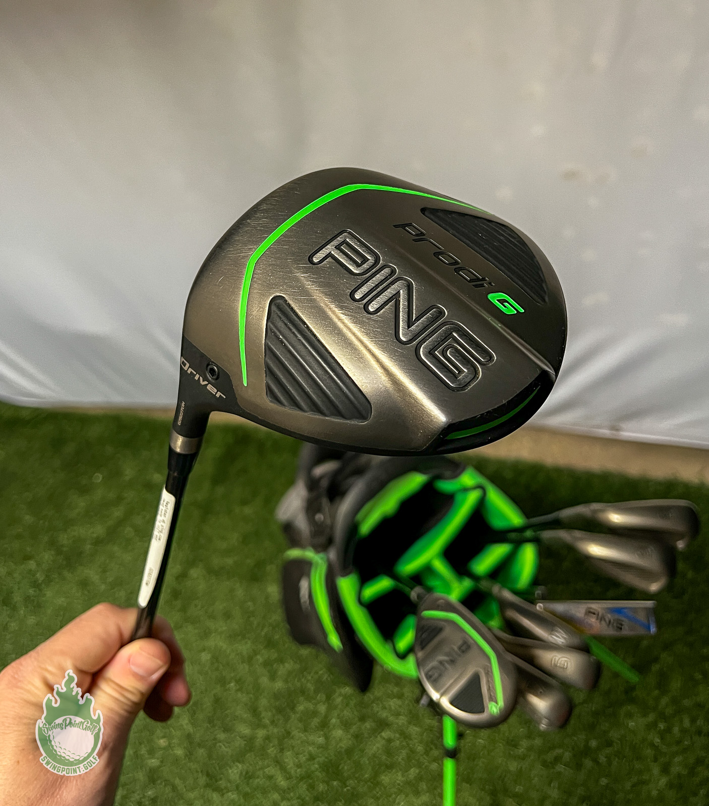 Used LH Ping Prodi G 5H 6-PW Junior Flex Graphite Complete Golf Club ...