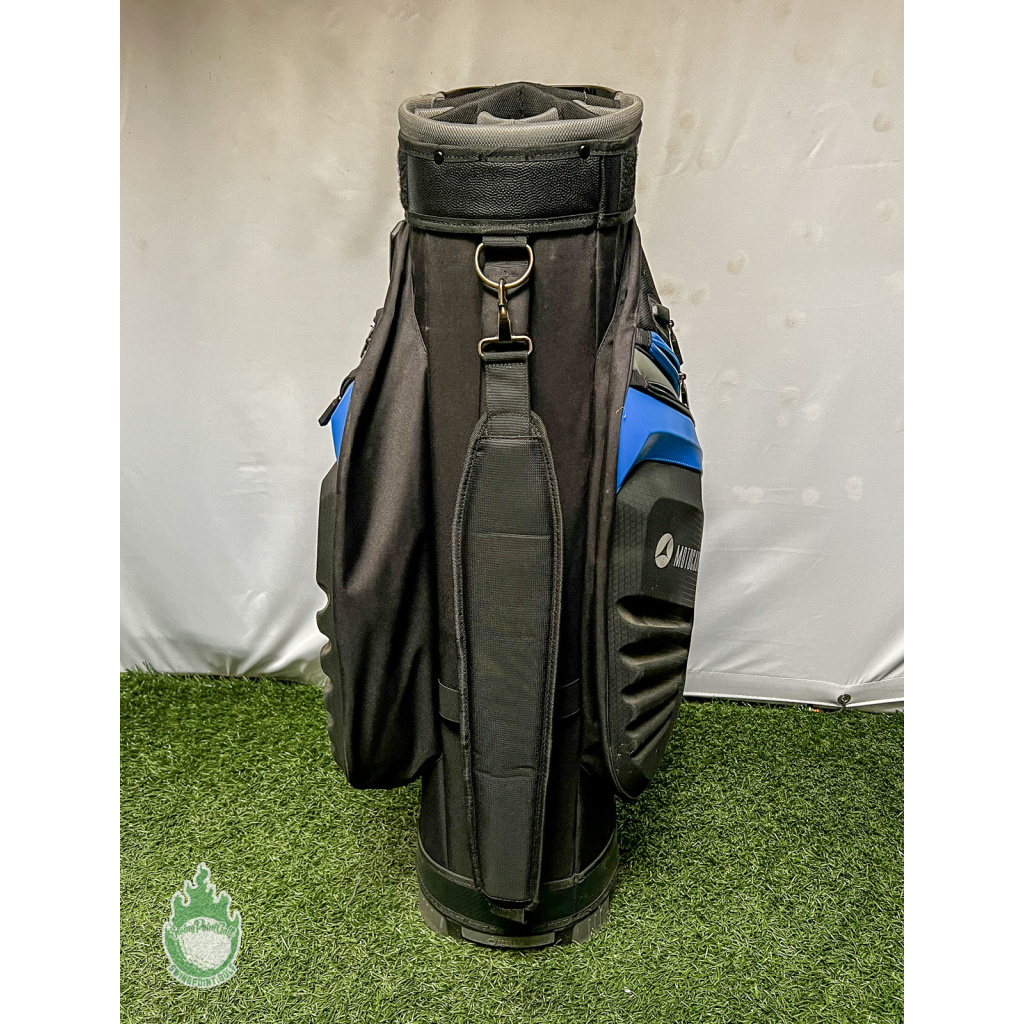 Used Motocaddy Pro-Series Cart Bag Black/Blue 14 Ways Rainhood Included ...