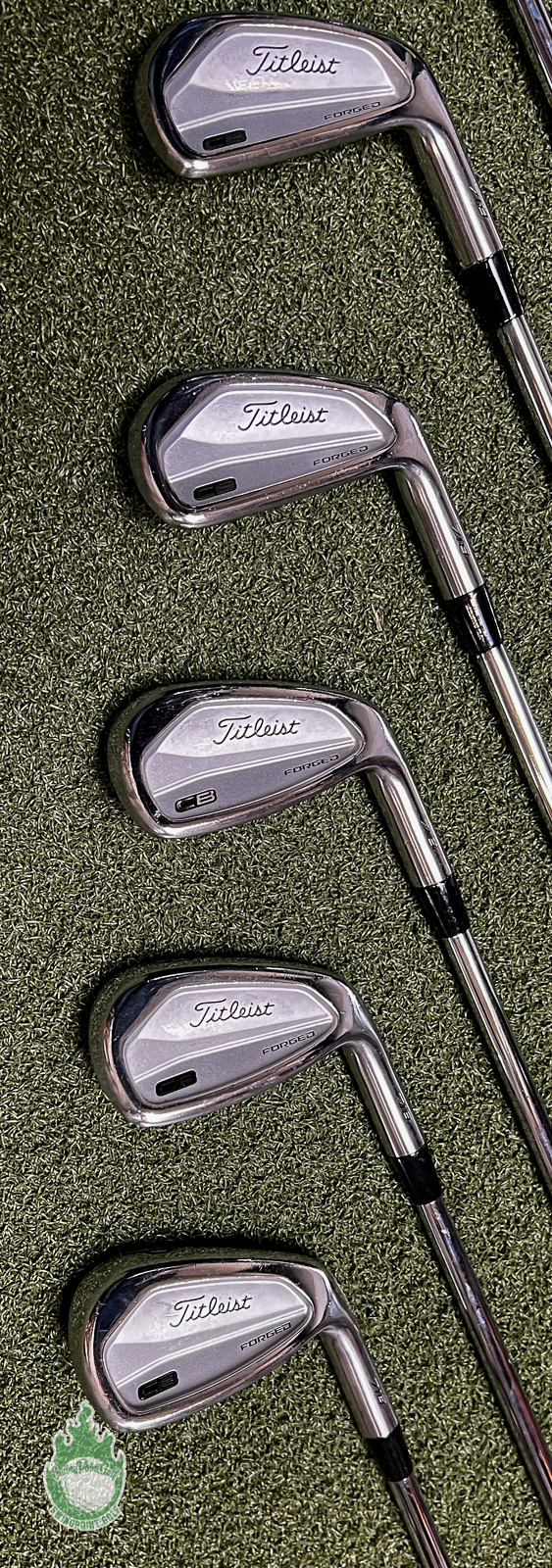 RH Titleist 718 CB Forged Irons 4-PW DG 100 Mid R300 Regular Steel Golf ...