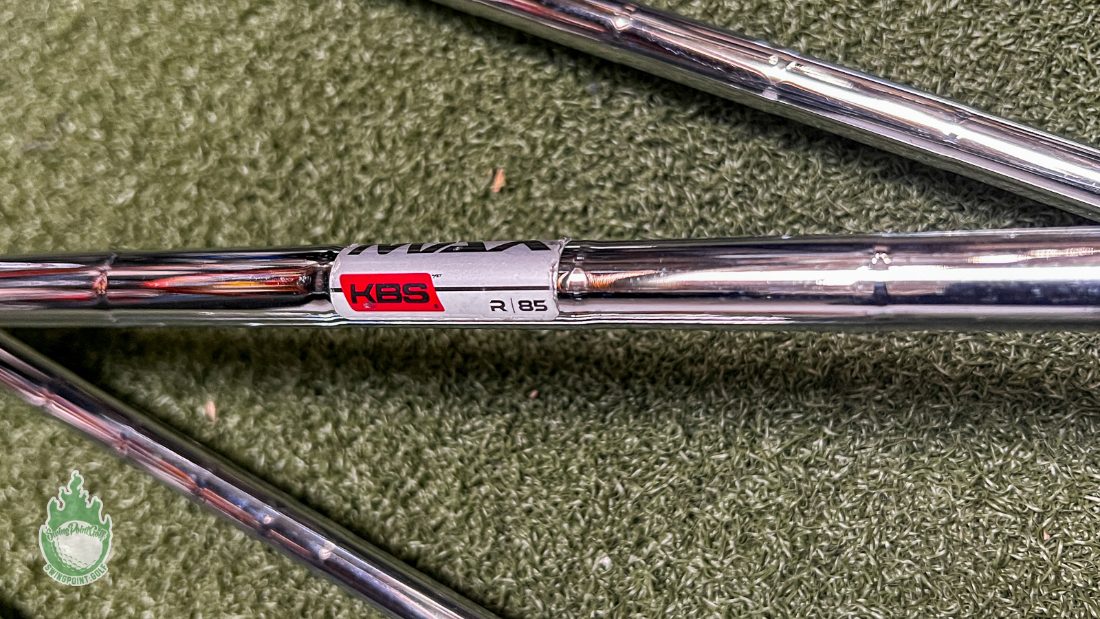 Used TaylorMade Sim Max OS Irons 5-PW/AW/SW KBS Max 85g Regular Steel ...