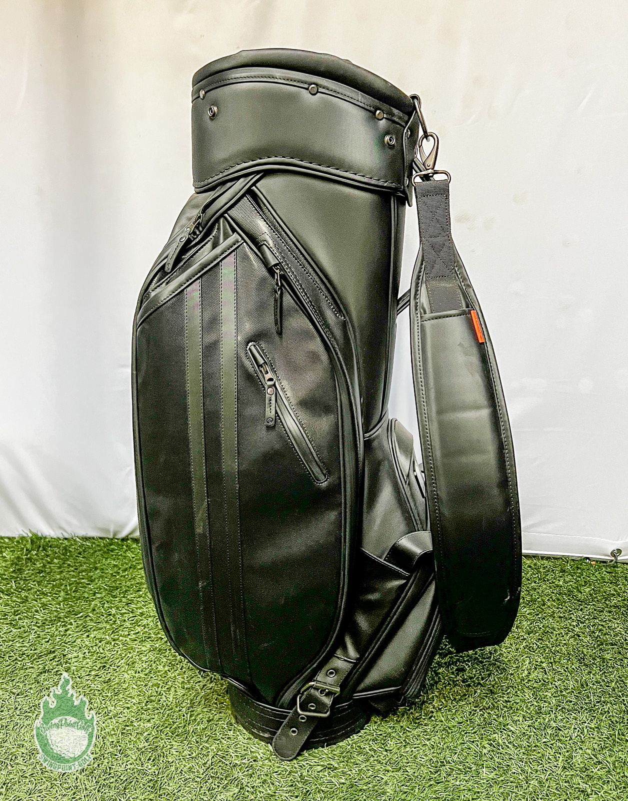Used Stitch Golf SL4 5-Way Black Cart/Carry Bag · SwingPoint Golf®