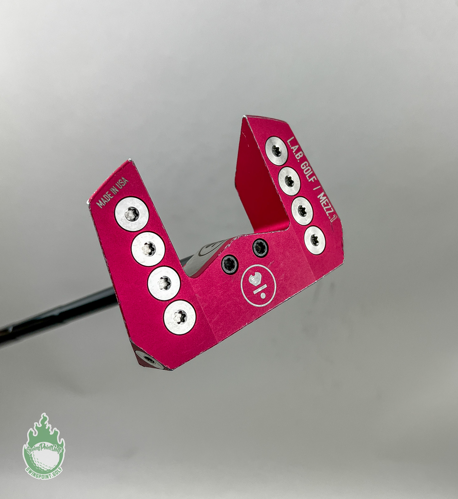 Used Right Handed LAB Golf MEZZ.1 Pink 34" Putter Black Steel Golf Club ...