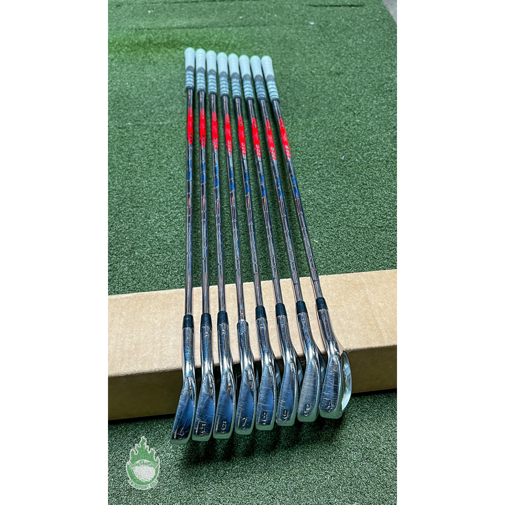 Used RH Callaway APEX Pro Forged '19 Irons 4-AW 130g Extra Stiff Steel ...