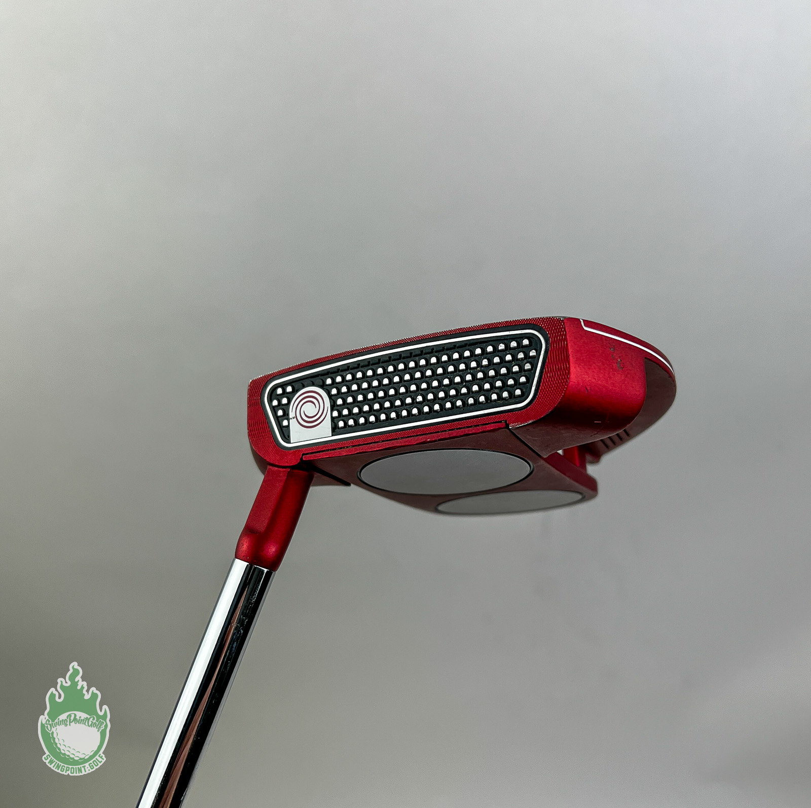 Used Right Handed Odyssey O Works Red 2-Ball Fang 34" Putter Steel Golf ...
