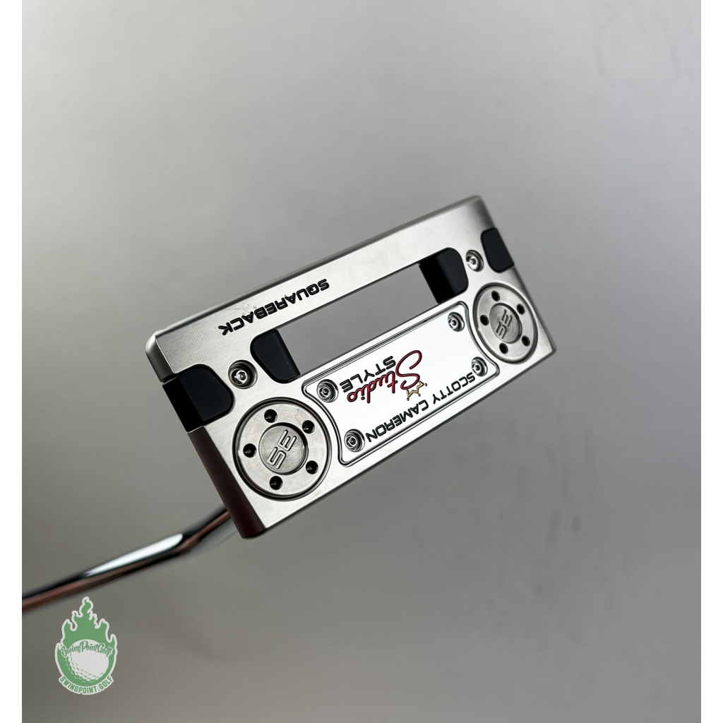 Used 2025 Titleist Scotty Cameron Studio Style SquareBack 35" Putter Steel Golf · SwingPoint Golf®