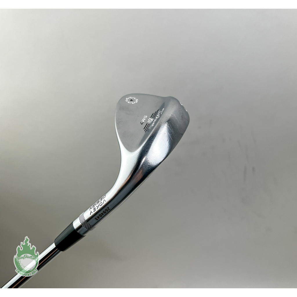 Used RH Titleist Vokey SM7 S Grind Chrome Wedge 54*-10 Wedge Steel Golf Club · SwingPoint Golf®