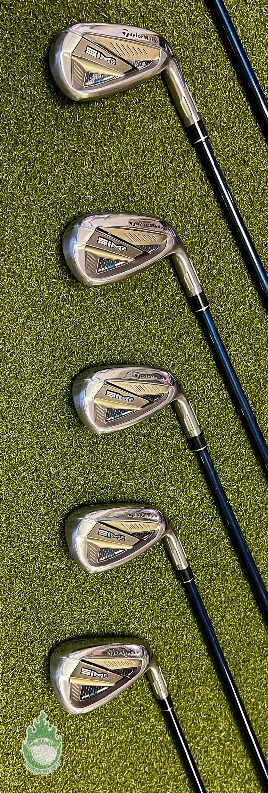 Used RH TaylorMade Sim 2 Max Irons 5-PW/AW Ventus 5-A Senior Graphite ...