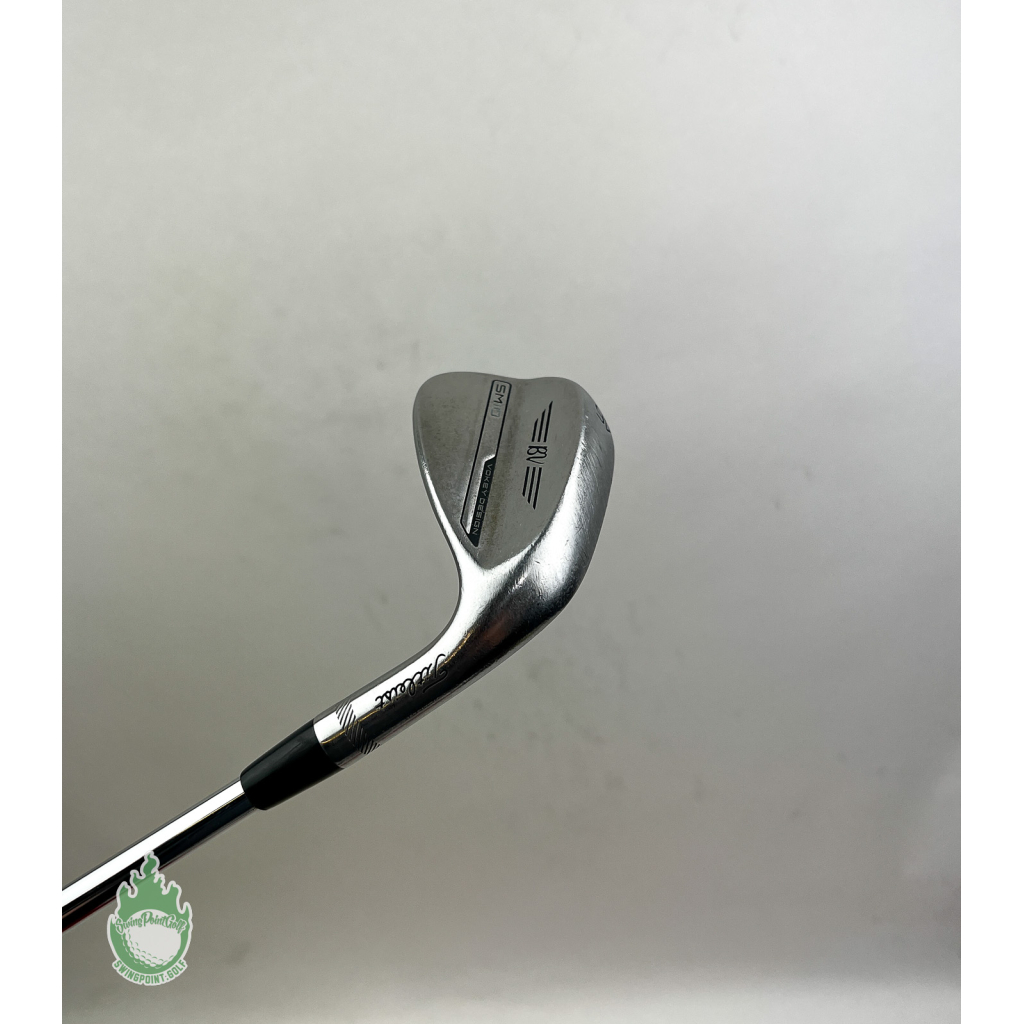 RH Titleist Vokey SM10 Chrome F Grind Wedge 46*-10 Wedge Flex Steel ...
