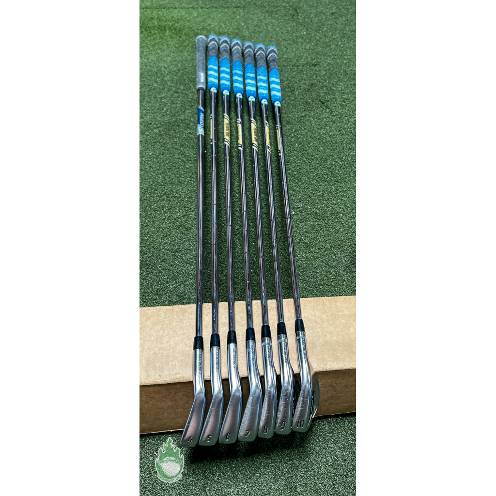Used Callaway APEX Pro/CB Forged '24 Irons 4-10 TI X100 X-Stiff Steel ...