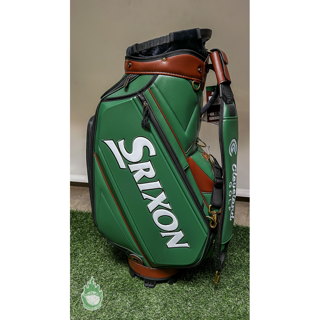 New Srixon Golf SRX Tour Staff Bag Limited Masters Green/Brown w ...