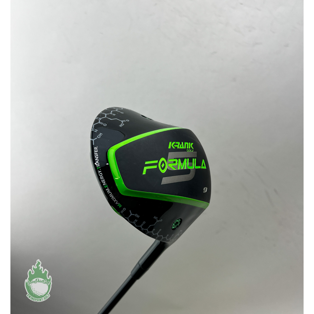 RH Krank Golf Formula 5 Driver 9* Inertia Tour Regular Graphite Golf ...
