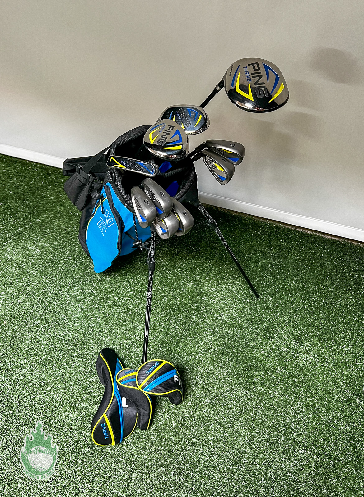 Used LH Ping Thrive 5H 6-PW/SW Junior Flex Graphite Complete Golf Club ...
