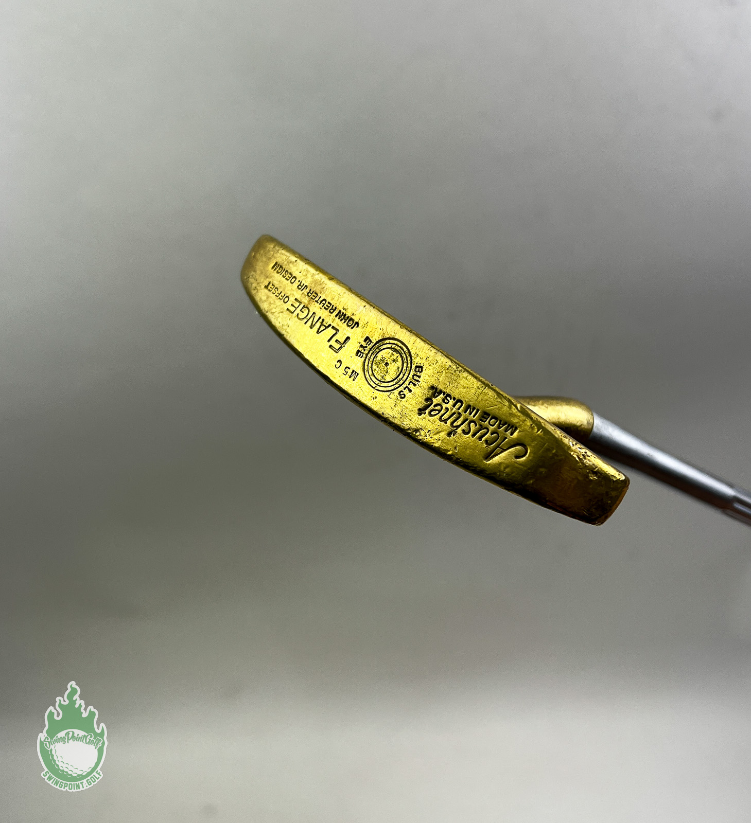 Right Handed Acushnet Bullseye Flange Offset 35.5" Steel Putter Golf ...