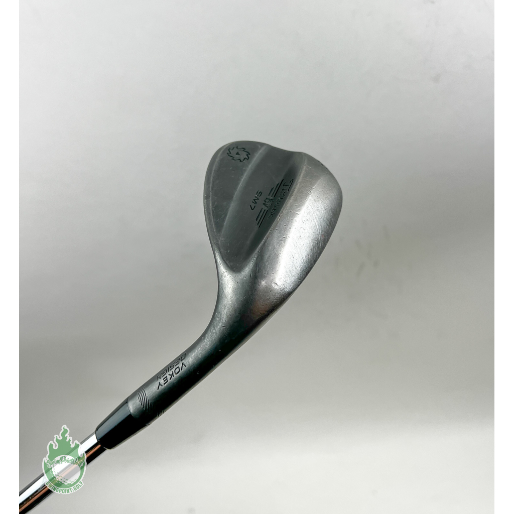 RH Titleist Vokey SM7 M Grind Jet Black Wedge 58*08 Wedge Steel Golf ...