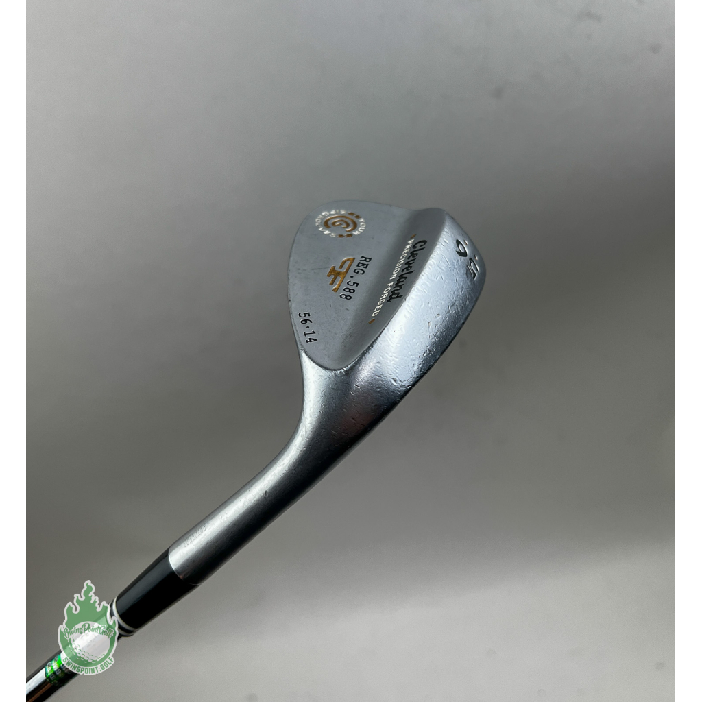 Cleveland Precision Forged REG 588 Chrome 56-14* Wedge Flex Steel Golf ...