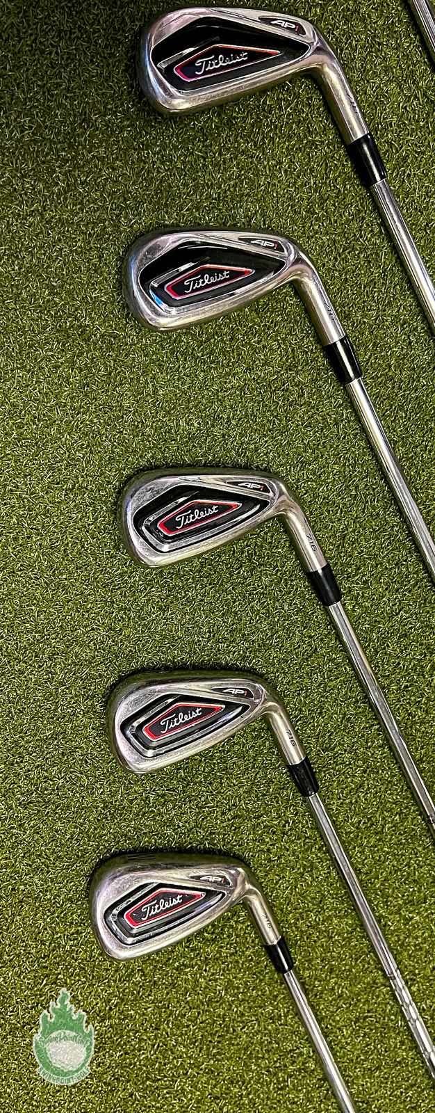 Used Right Handed Titleist AP1 716 Irons 6-PW/GW S300 Stiff Steel Golf ...