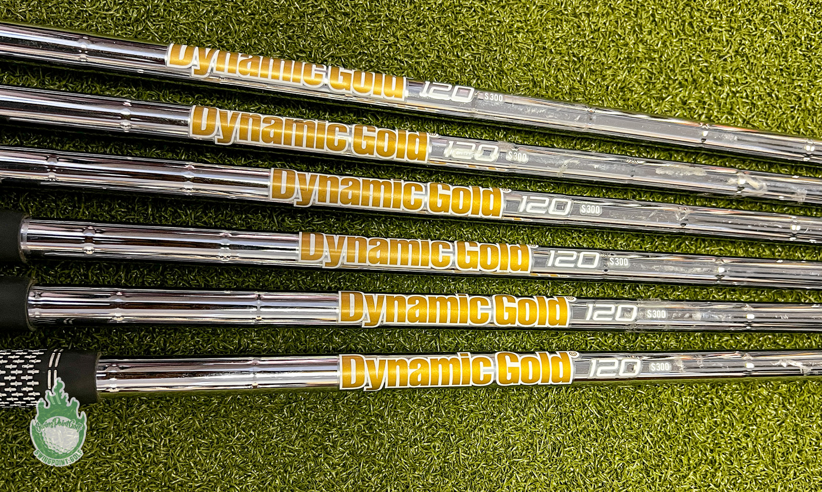 Used True Temper Dynamic Gold S300 120g 5-PW Stiff Flex Steel Iron Set ...