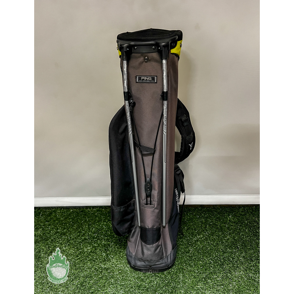 Used Ping Golf Cart/Carry Stand Bag 4-Way Green E2 Enhanced Ergonomics ...
