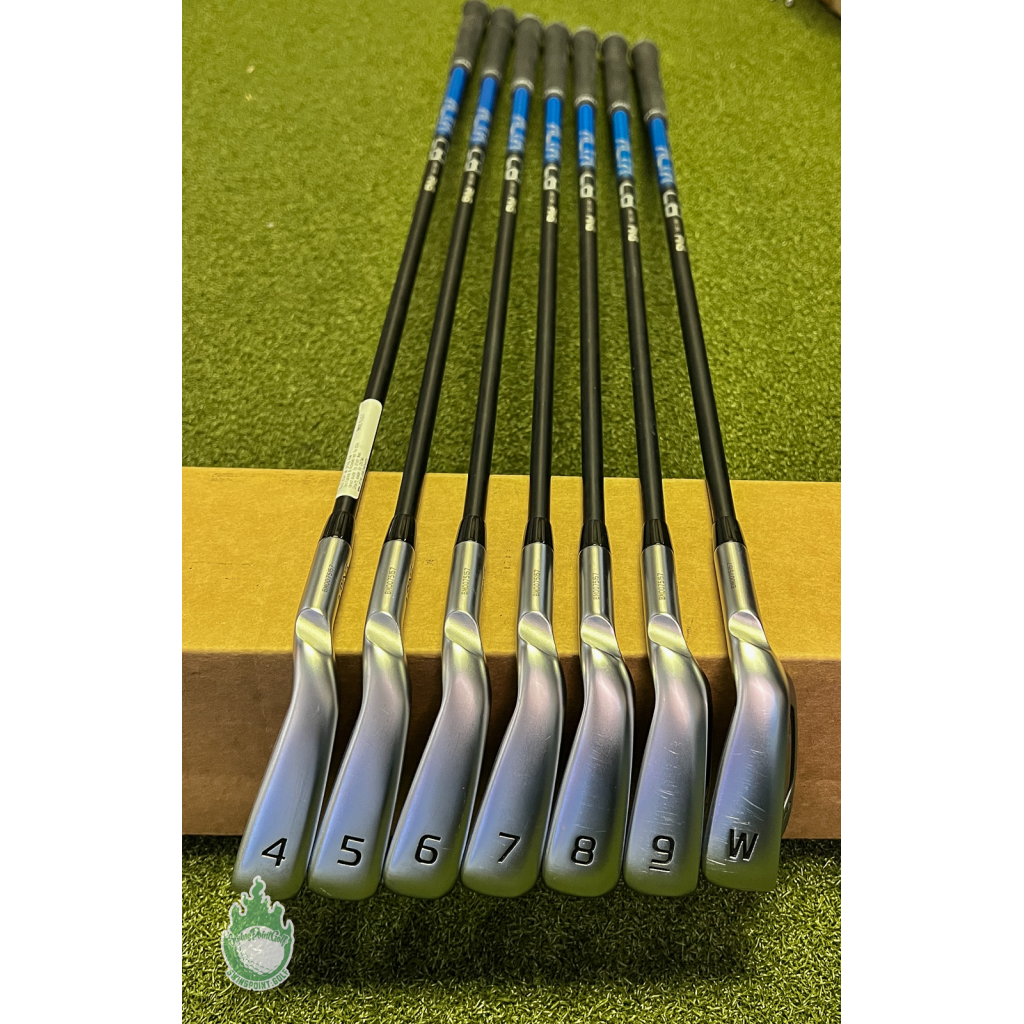 Used RH Ping Green Dot G440 Irons 4-PW AWT SR Soft Regular Graphite ...