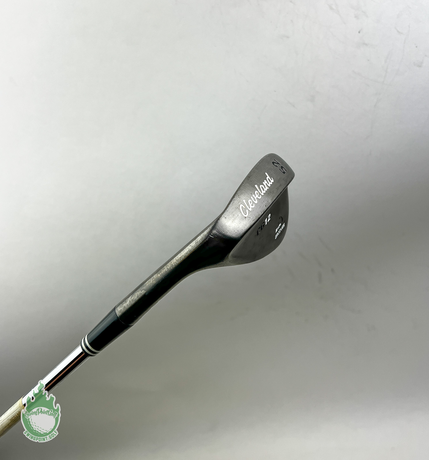Used LH Cleveland CG12 Zip Grooves 2 Dot Wedge 52*-10 Wedge Flex Steel ...