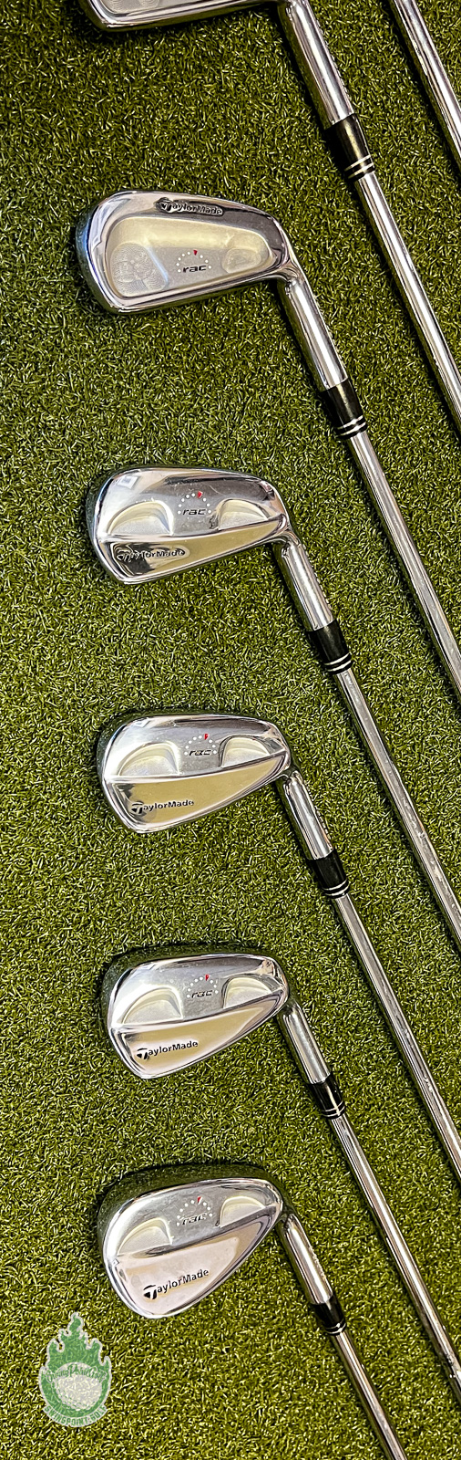 Used RH TaylorMade RAC Coin Forged Irons 2-48* X100 X-Stiff Flex Steel ...