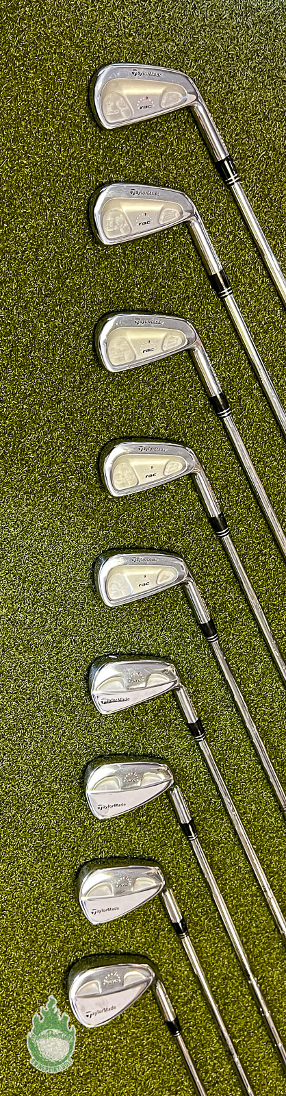 Used RH TaylorMade RAC Coin Forged Irons 2-48* X100 X-Stiff Flex Steel ...