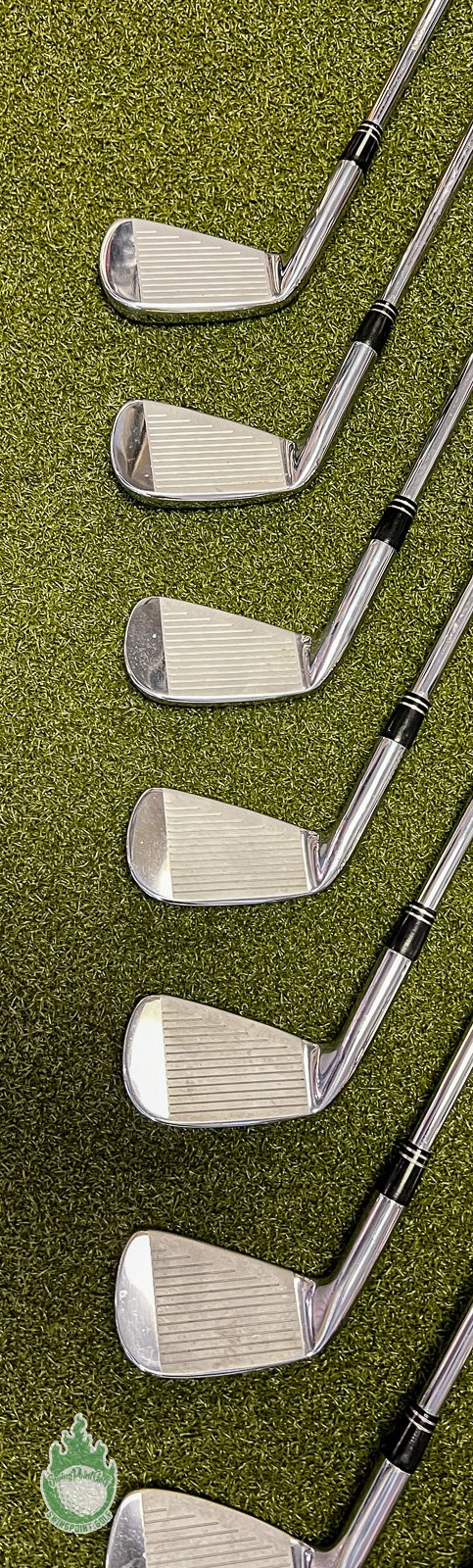 Used RH TaylorMade RAC Coin Forged Irons 2-48* X100 X-Stiff Flex Steel ...