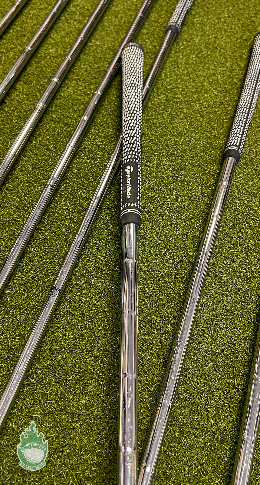 Used RH TaylorMade RAC Coin Forged Irons 2-48* X100 X-Stiff Flex Steel ...