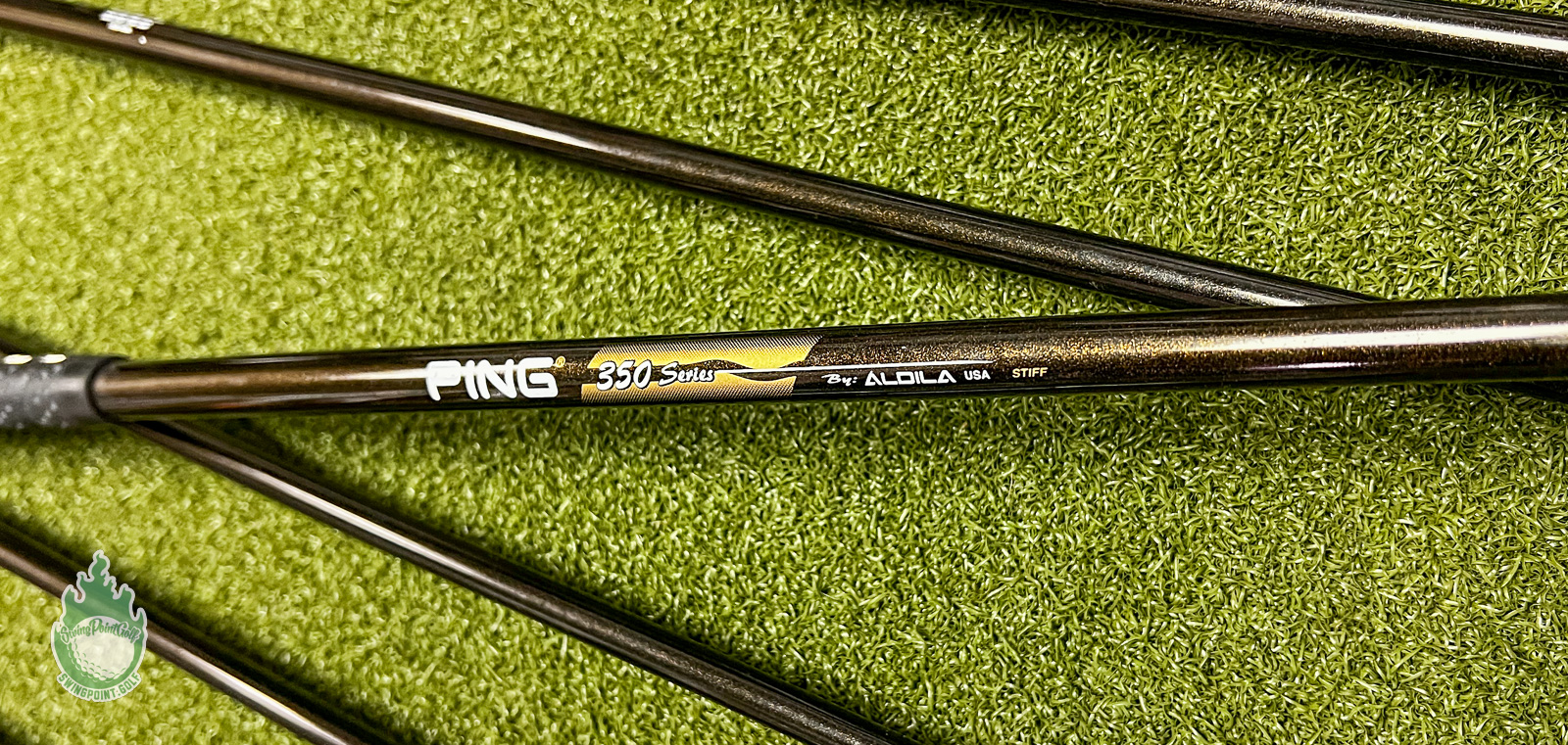 Used Ping White Dot ISI Irons 2-PW/SW 350 Series Stiff Flex Graphite ...