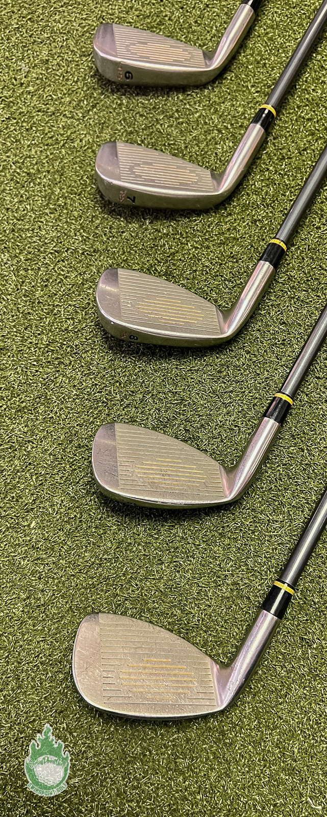 Used RH Power Bilt Oversize Irons 3-PW 90g Medium Flex Graphite Golf ...