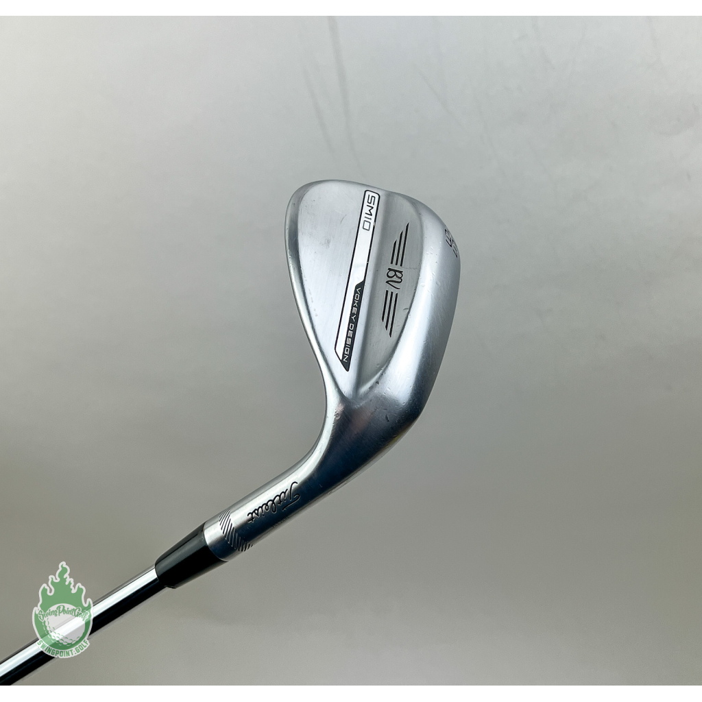 RH Titleist Vokey SM10 Chrome S Grind Wedge 56*-10 Wedge Flex Steel ...