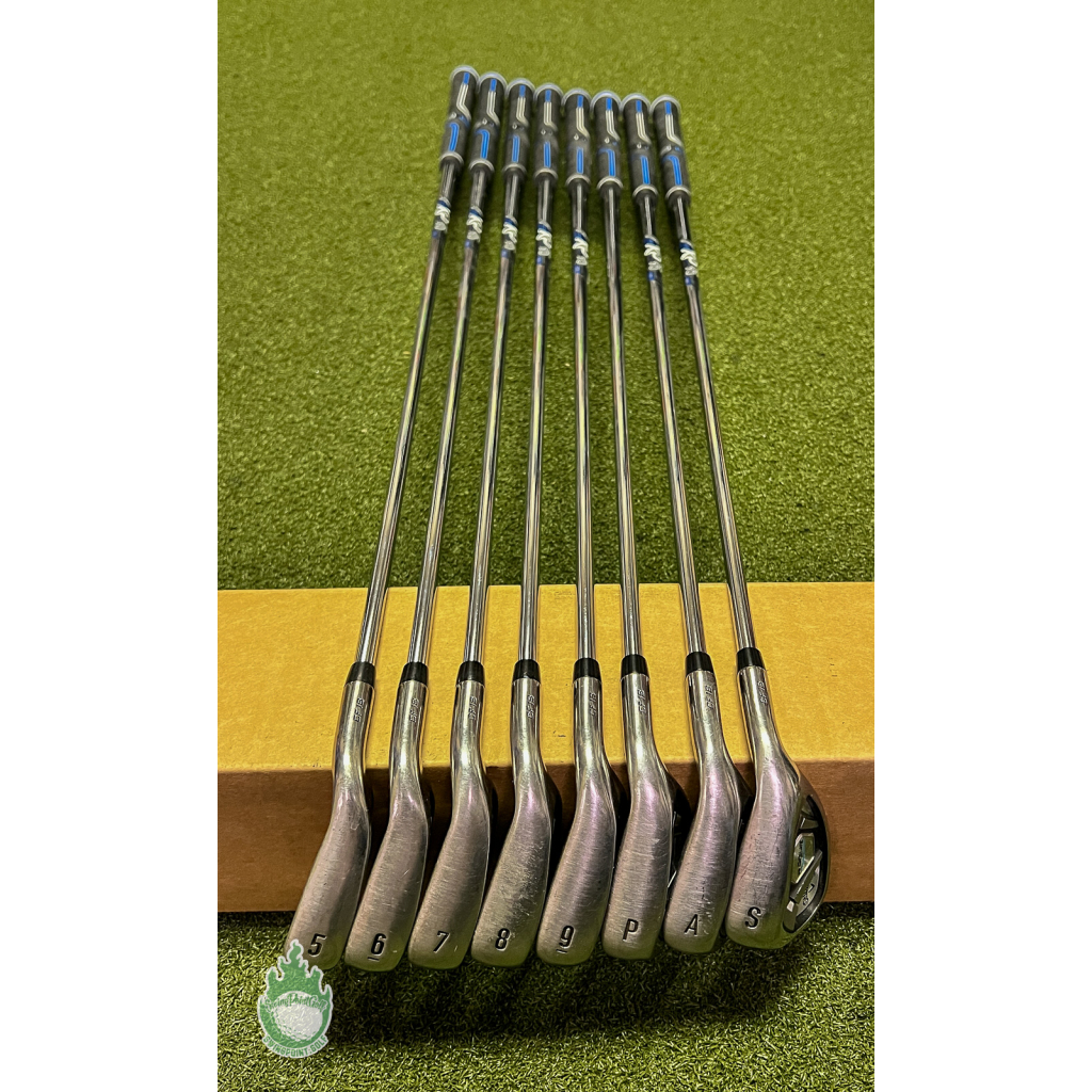 Used RH Callaway Rogue Irons 5-PW/AW/SW XP95 R300 Regular Steel Golf ...