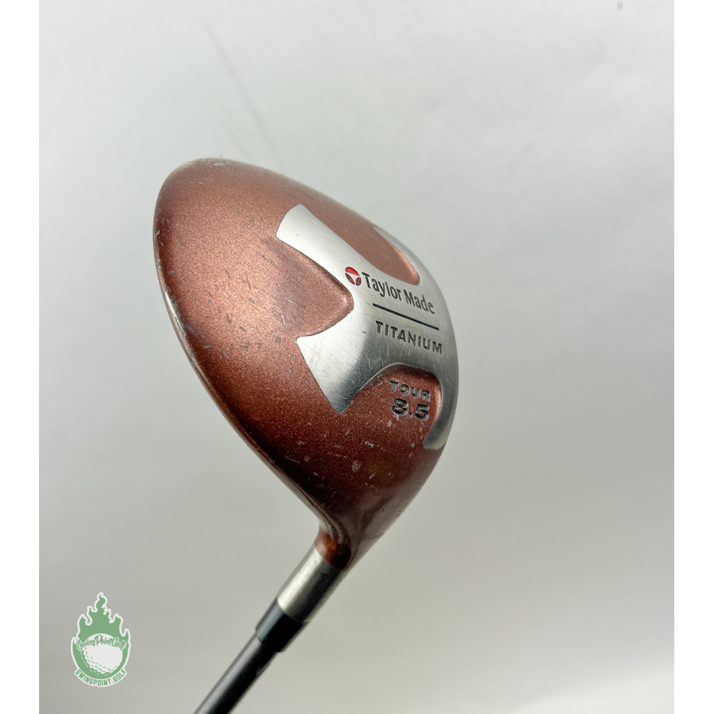 Used Right Hand TaylorMade Titanium Driver Tour 8.5* 90g Stiff Bubble ...