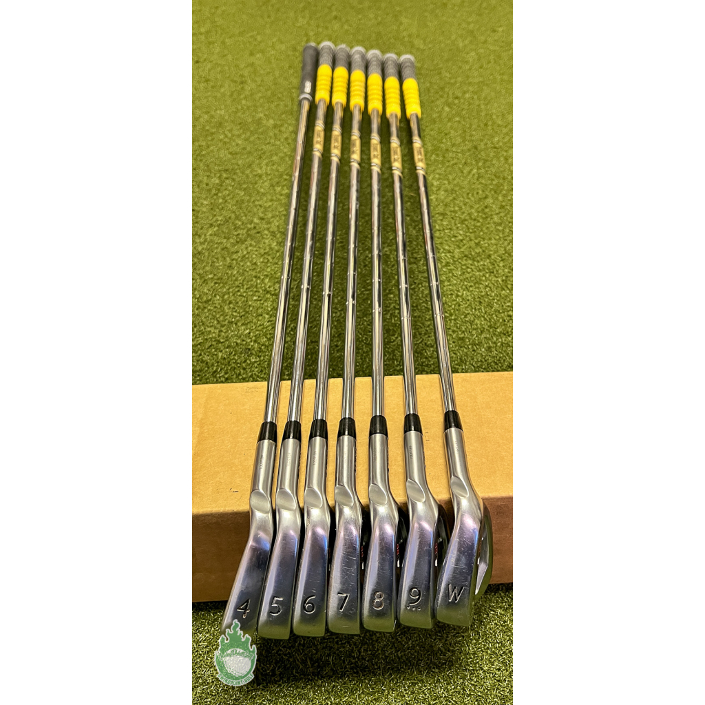 RH Ping Black Dot S55 Irons 4-PW X100 Extra Stiff Flex Steel Golf Club ...