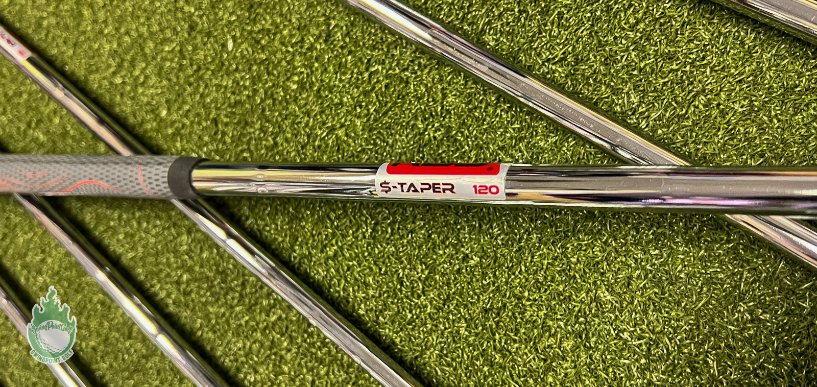 Used RH Ping Gold Dot Blueprint S Forged Irons 4-PW 120g Stiff Steel ...